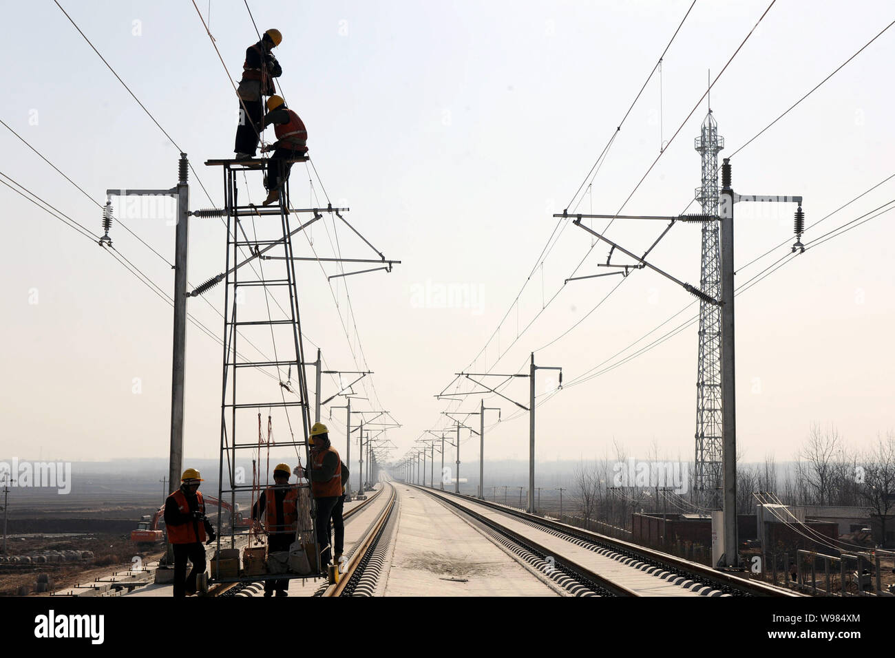 Beijing china power lines in hi-res stock photography and images - Alamy