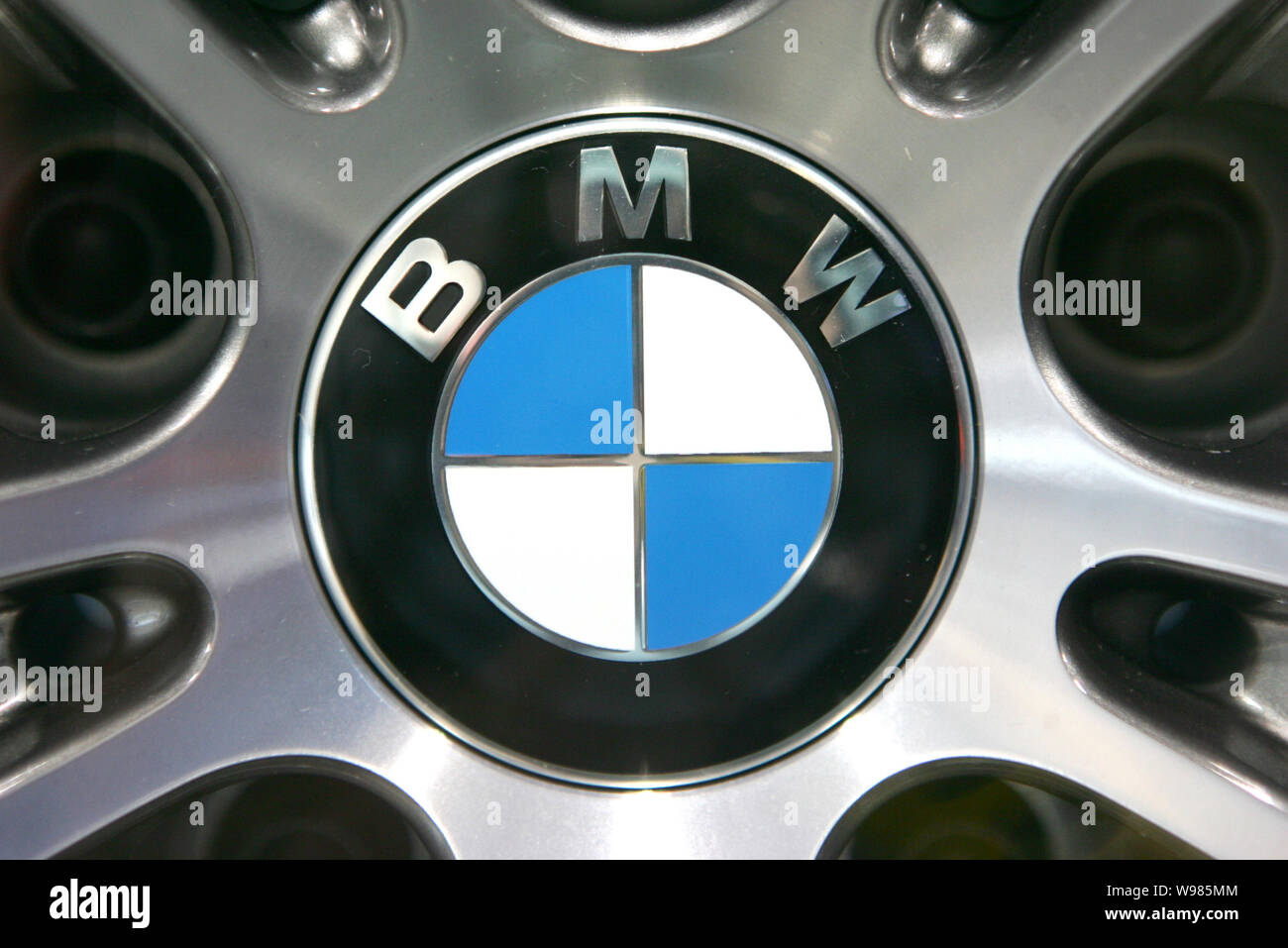 --File--The logo of a BMW car is seen at the 14th Shanghai ...