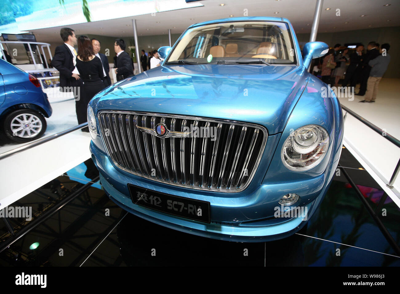 The Geely Englon SC7-RV is seen on display at the 14th Shanghai ...