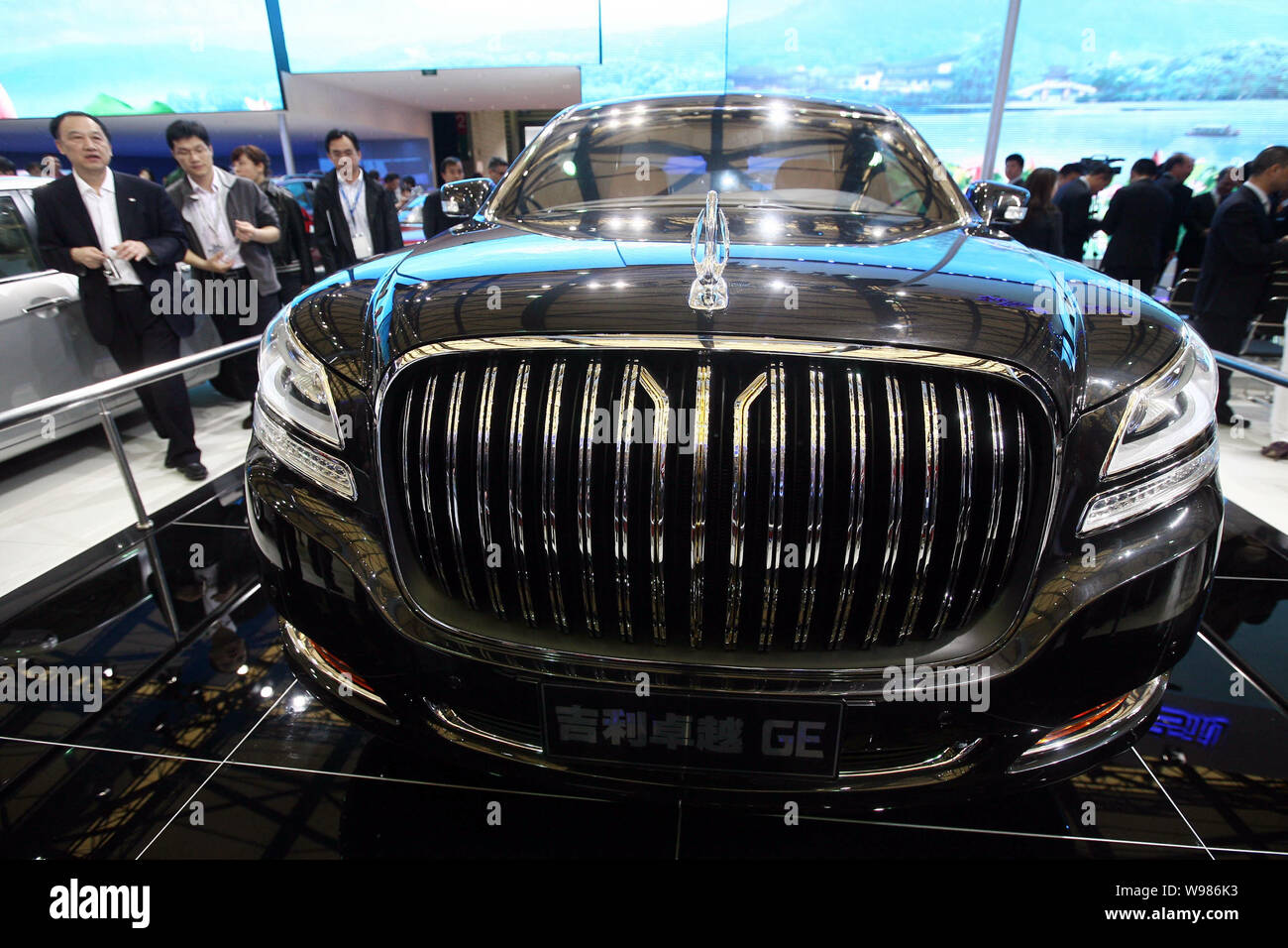 The Geely GE Limo is seen on display at the 14th Shanghai International ...