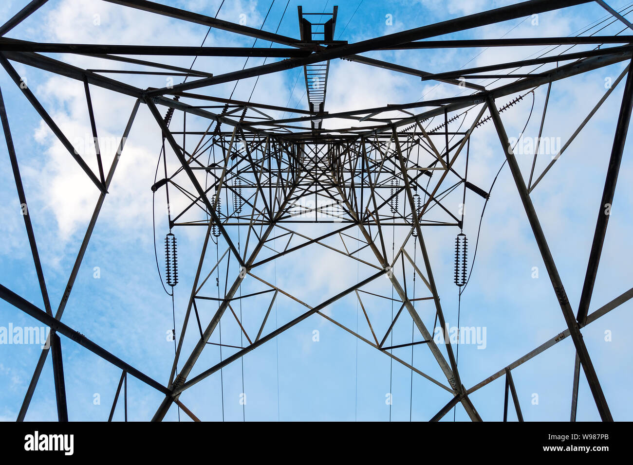 High Voltage Tower of Electricity Power Transmission line for ...