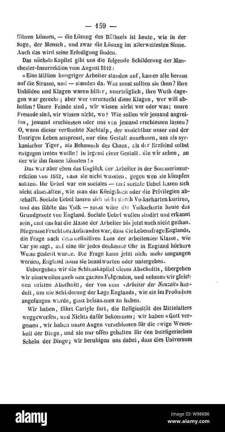 Deutsch Franz Jahrbücher (Ruge Marx) 159 Stock Photo - Alamy