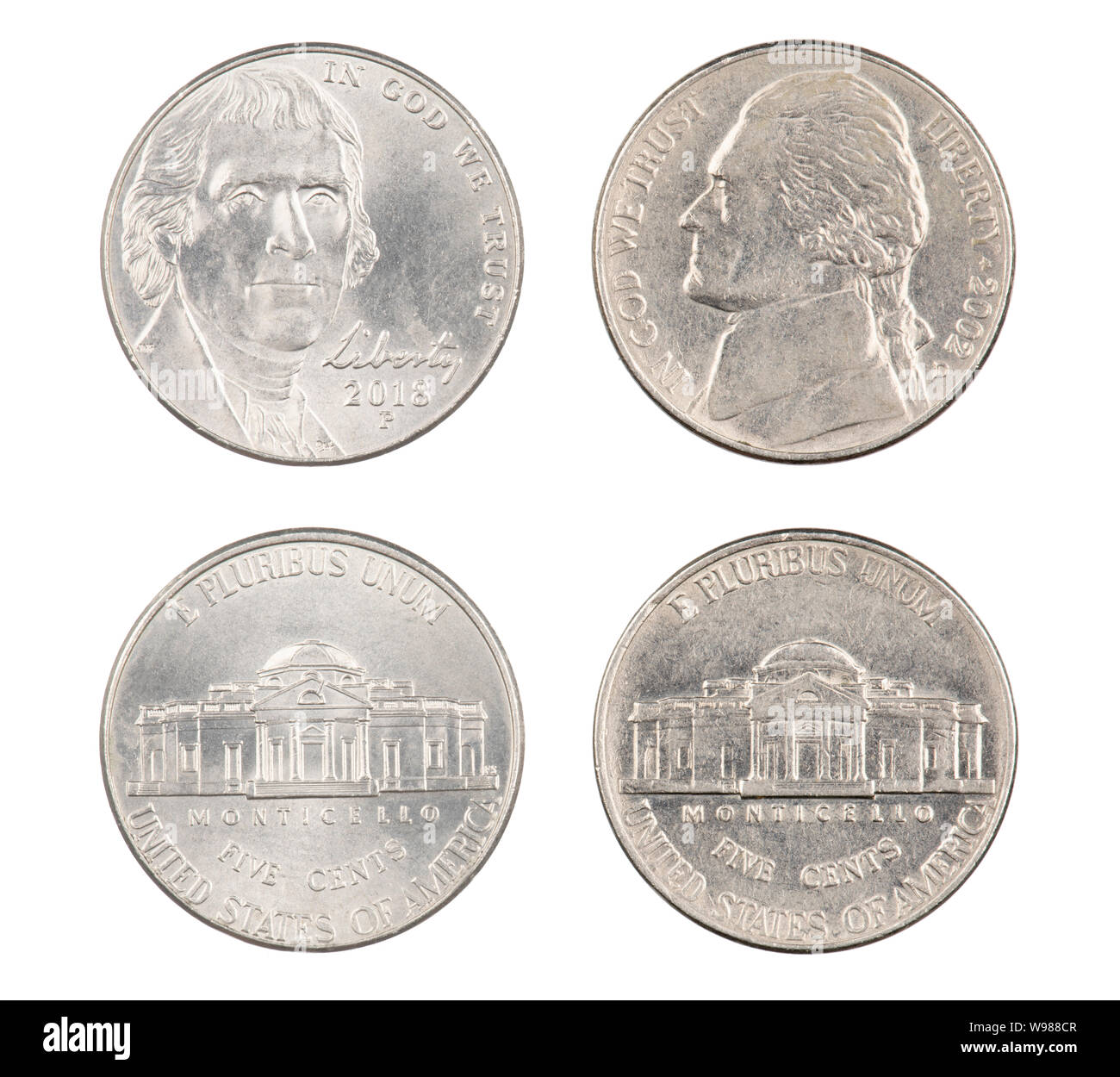 New nickels Cut Out Stock Images & Pictures - Alamy