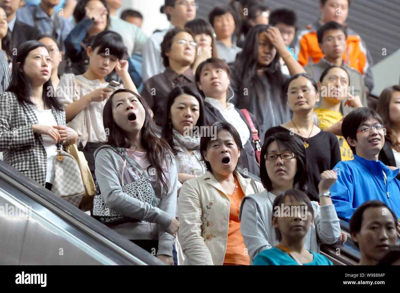 Crowd Of Chinese People
