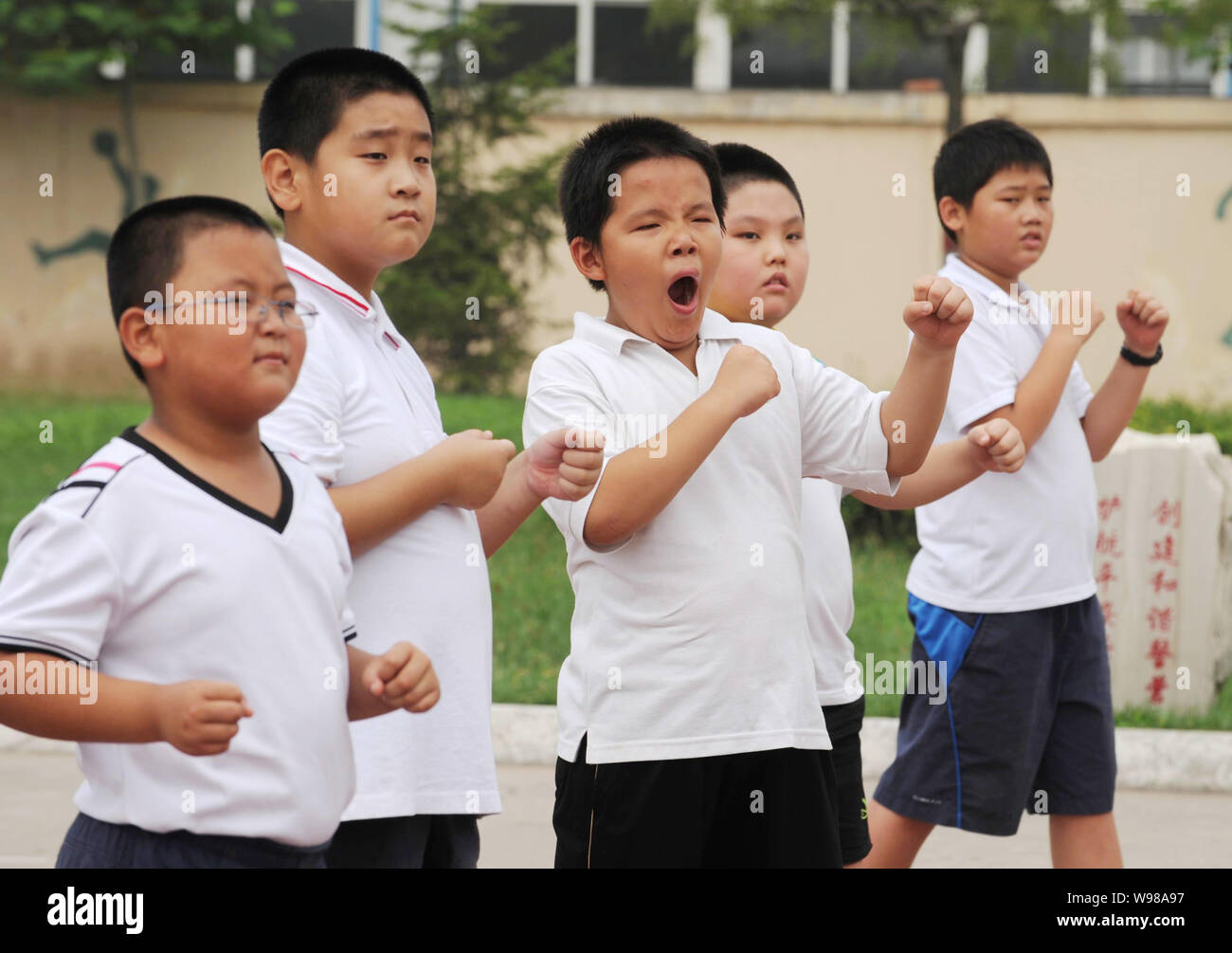 Fat camp children hi-res stock photography and images - Alamy