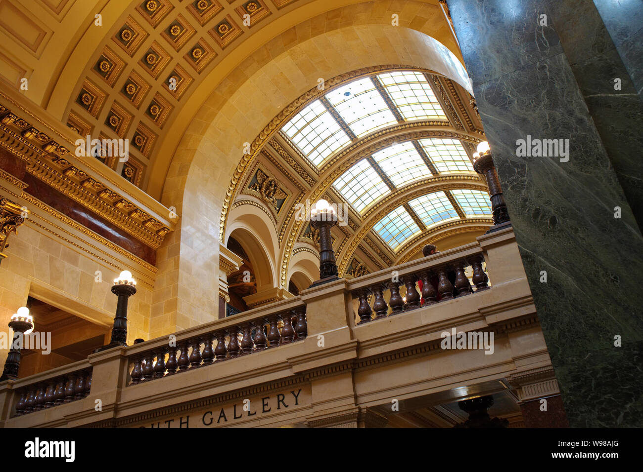 Interior of wisconsin capitol building hi-res stock photography and ...
