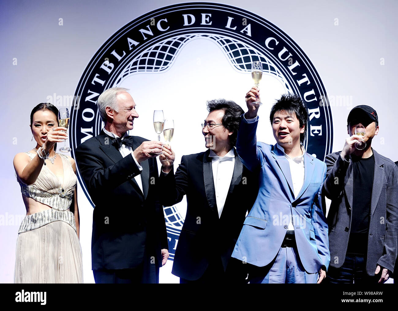 (From left) Chinese actress Gong Li, Lutz Bethge, Managing Director of ...