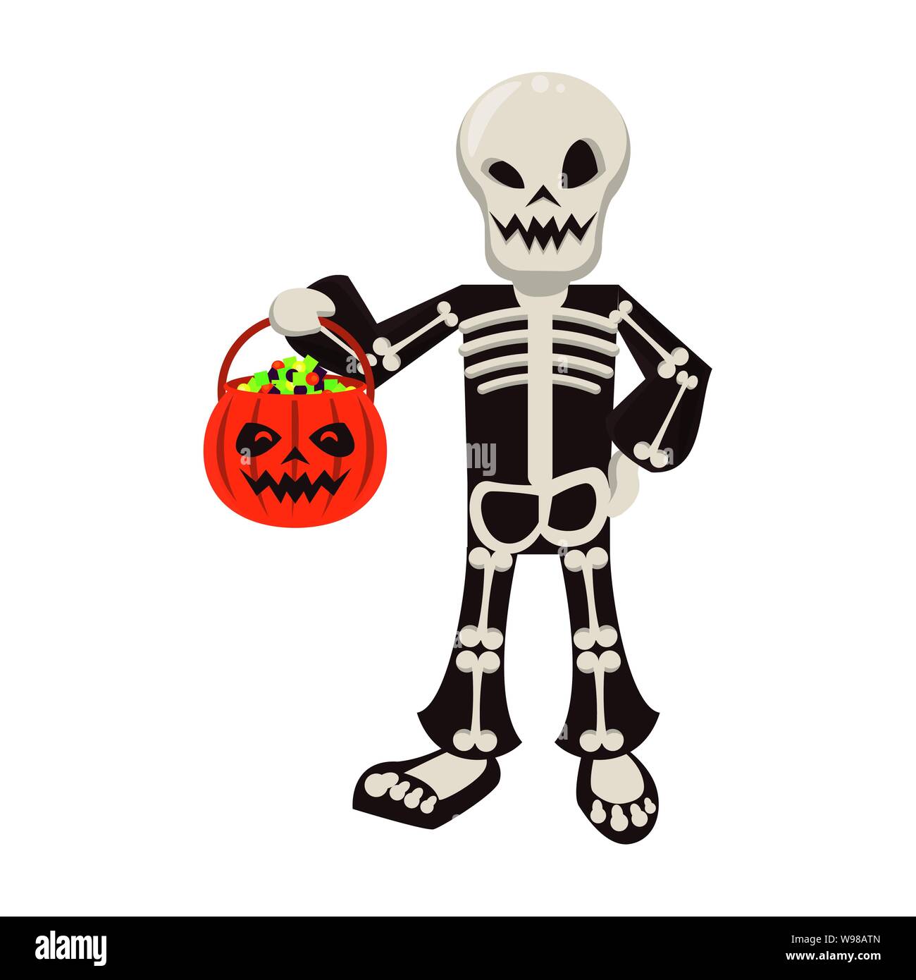 halloween october scary celebration cartoon Stock Vector Image & Art ...