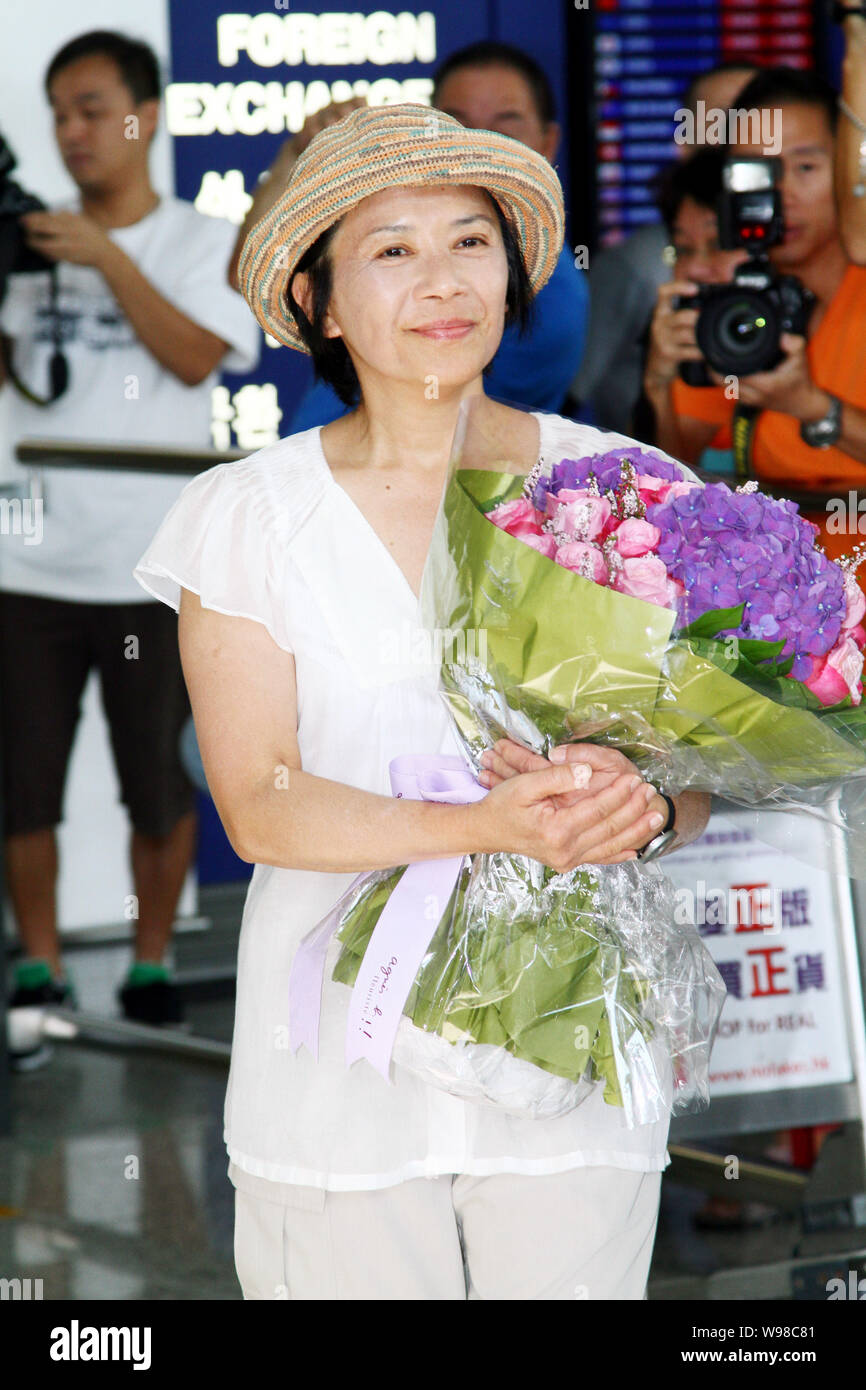 Hong Kong singer and actress Deanie Ip Tak-han, winner of the Best Actress award of the 68th ...