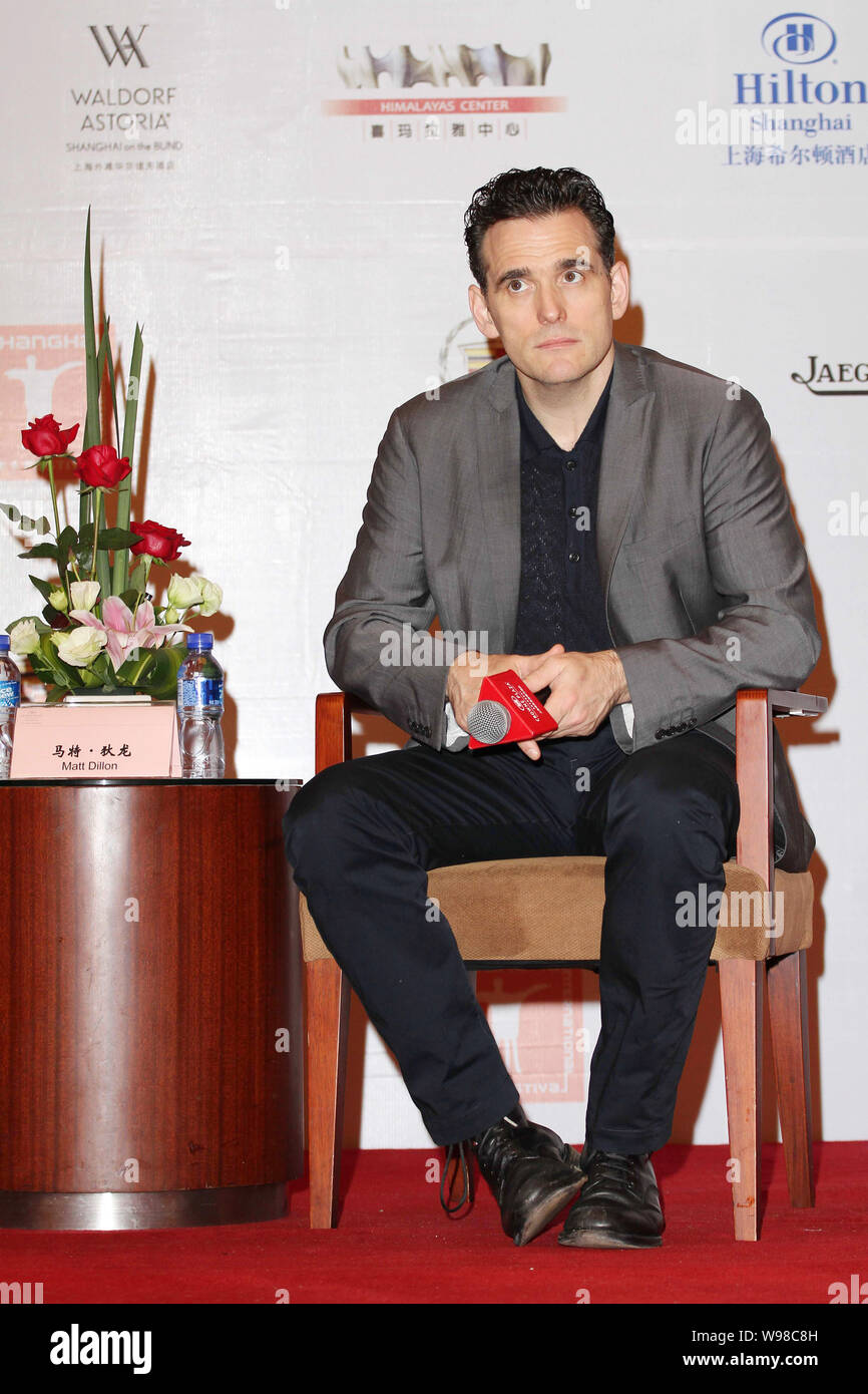 U.S. actor and film director Matt Dillon attends a press conference for ...