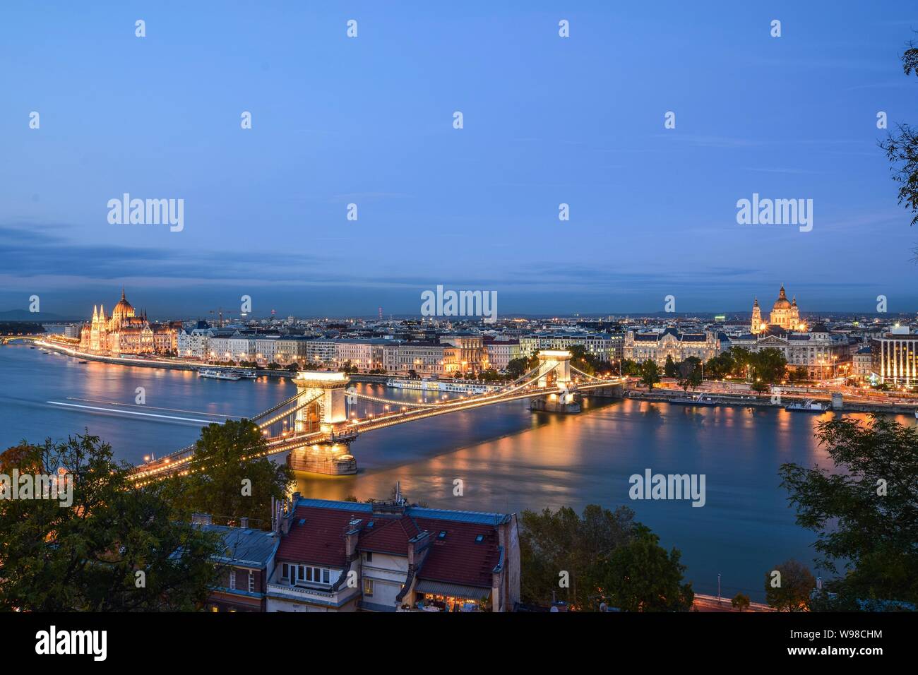 Buda Castle & Buda hill in Budapest Stock Photo - Alamy