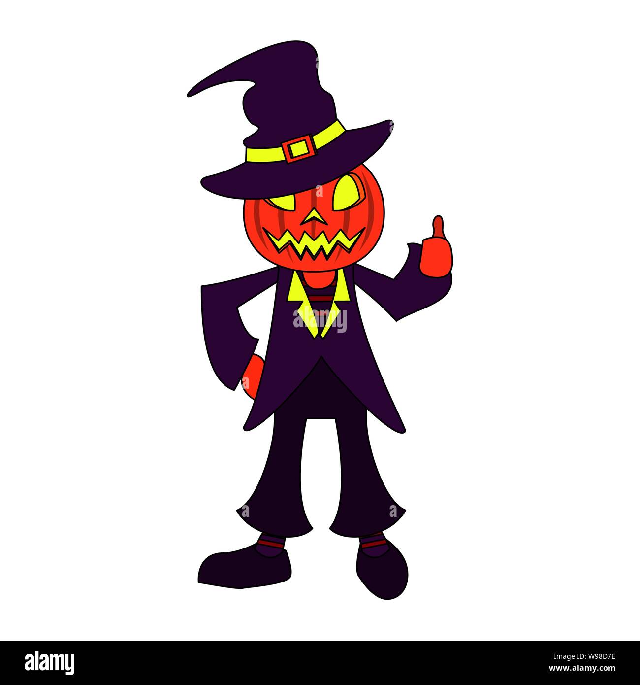 halloween october scary celebration cartoon Stock Vector Image & Art ...