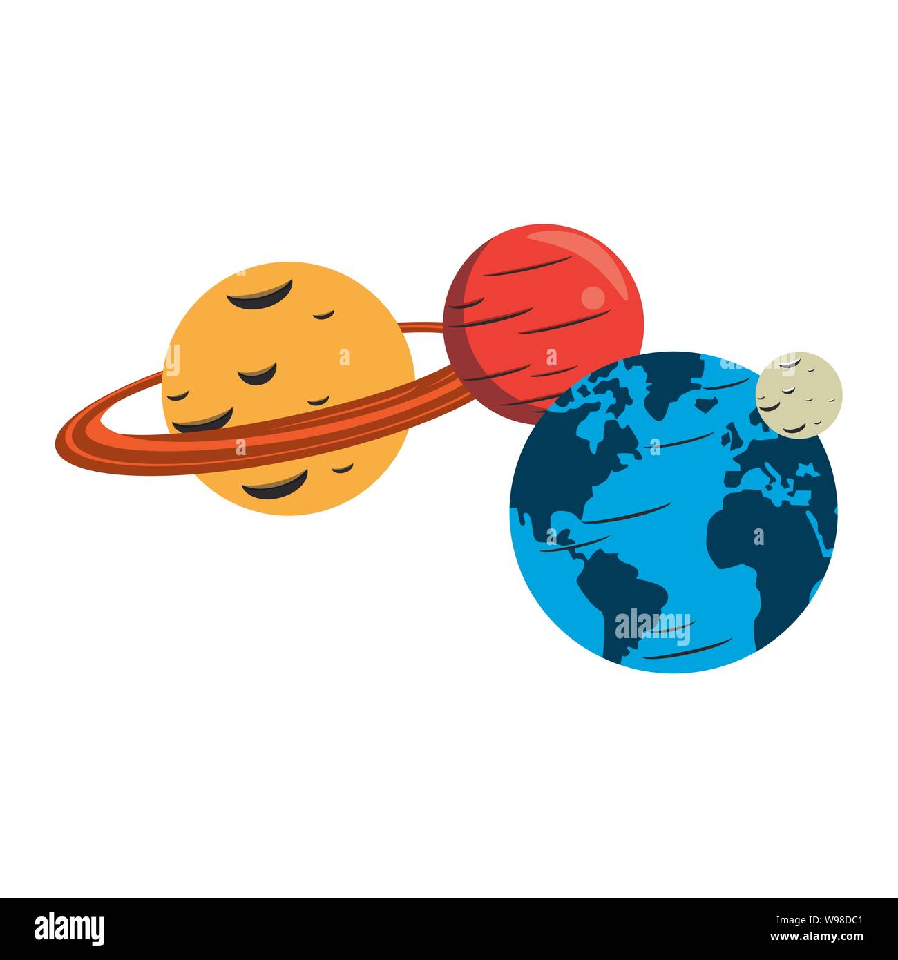 universe space galaxy astronomy cartoon Stock Vector Image & Art - Alamy