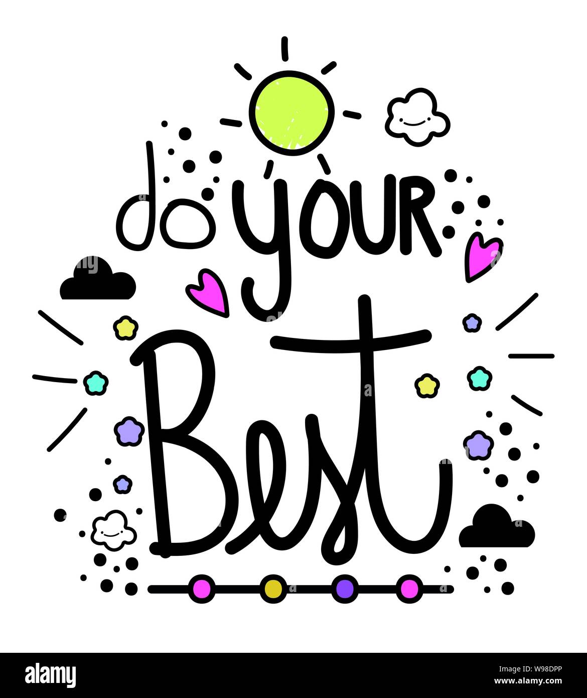 handwritten messages white background expression creative vector ...