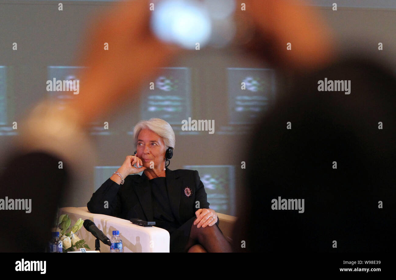 Christine Lagarde, Managing Director of IMF (International Monetary ...