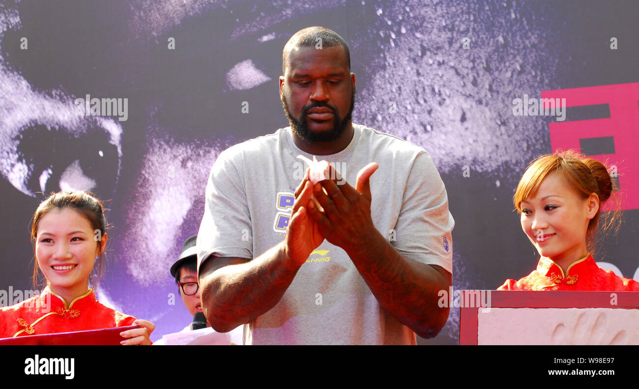 Former American professional basketball player, Shaquille ONeal ...