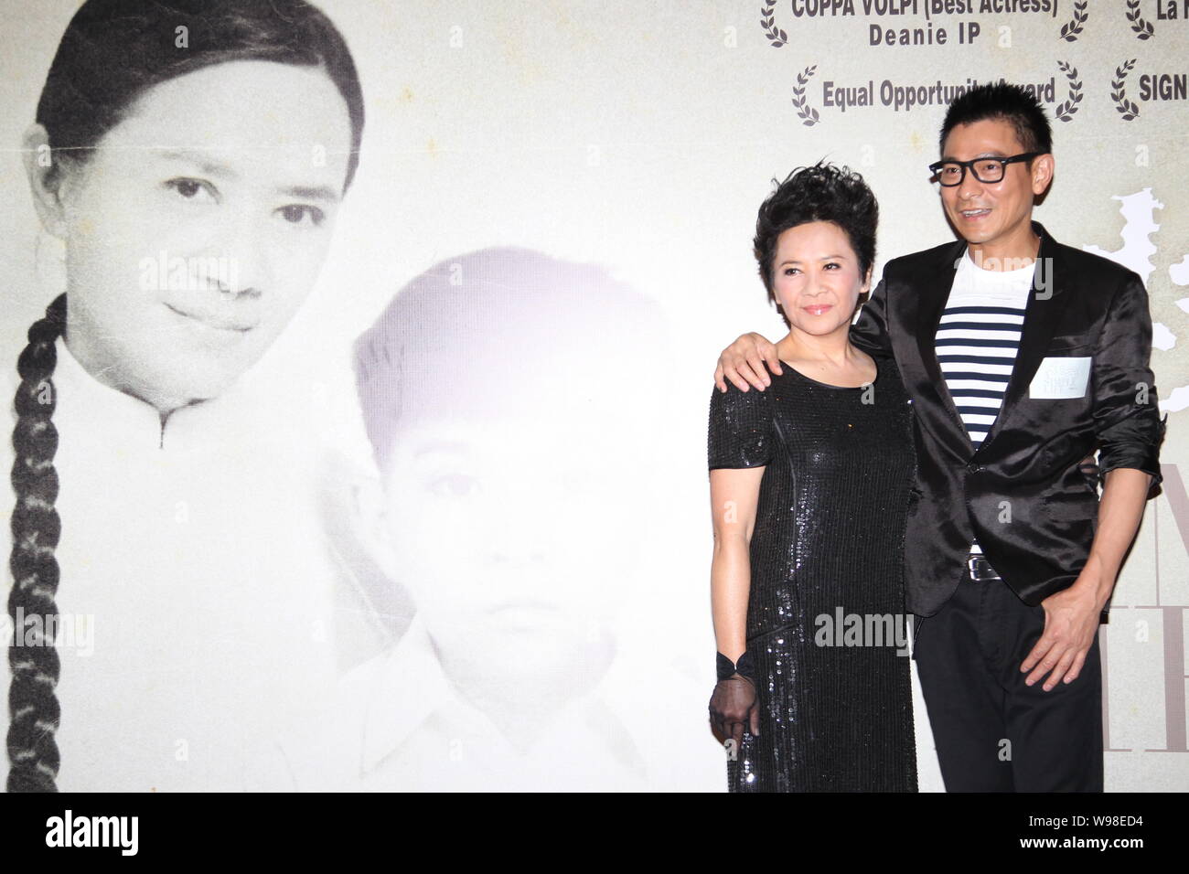 Hongkong singer and actress Deanie Ip Tak-han, winner of the Best ...