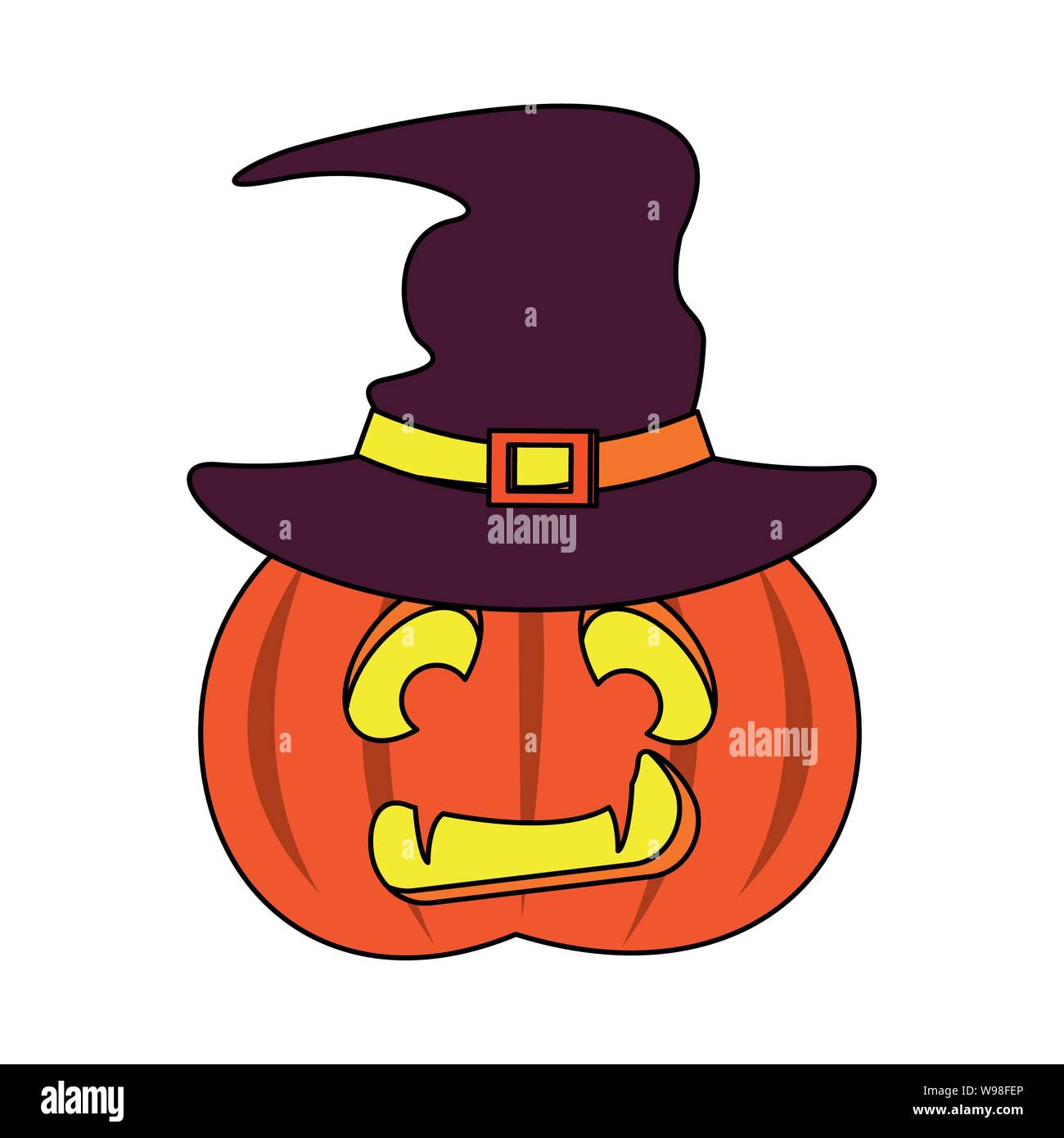 halloween october scary celebration cartoon Stock Vector Image & Art ...