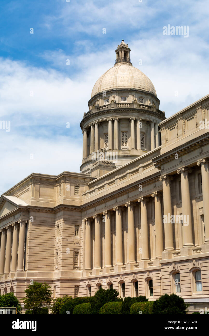 Exterior of Kentucky State Capitol Building on a Summer afternoon ...