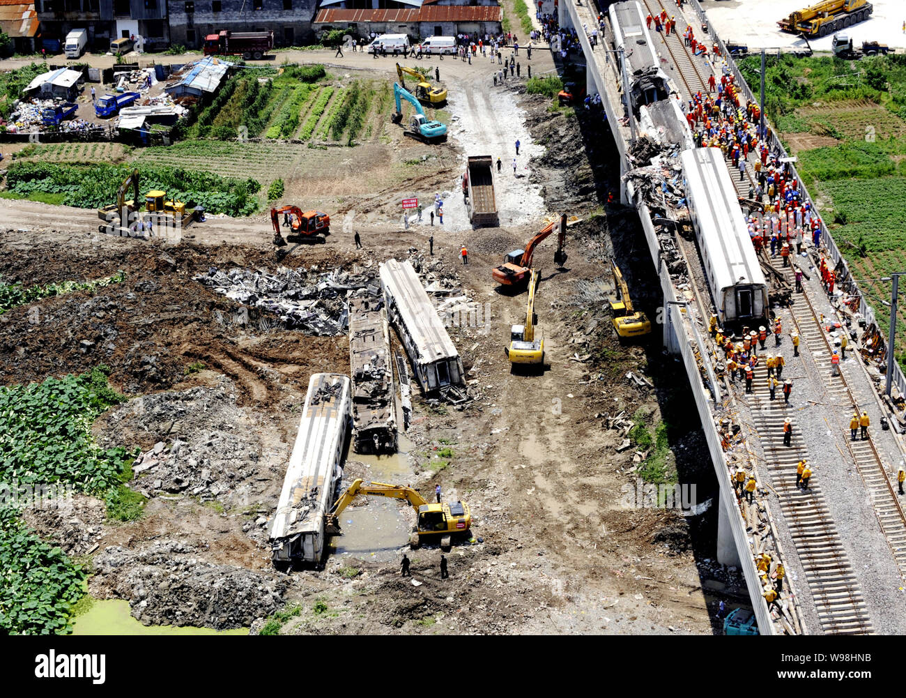 Wenzhou train collision hi-res stock photography and images - Alamy