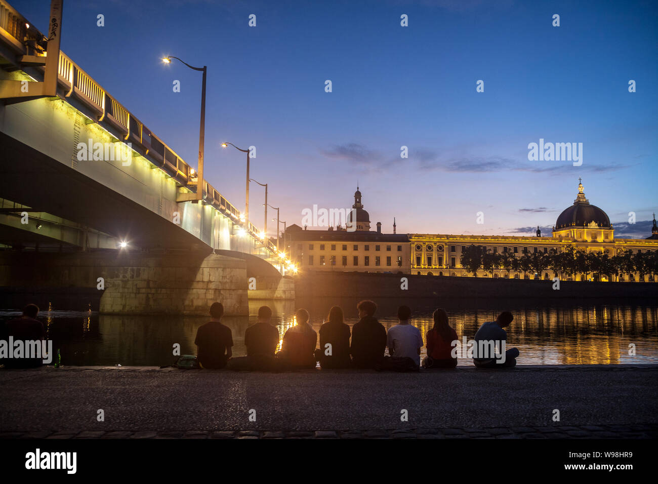 Bridge of the guillotiere hi-res stock photography and images - Alamy