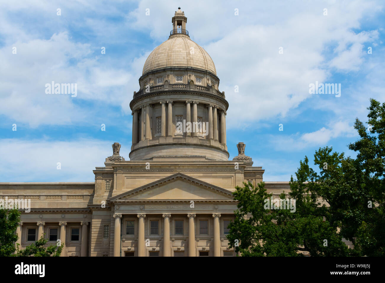 Exterior of Kentucky State Capitol Building on a Summer afternoon ...