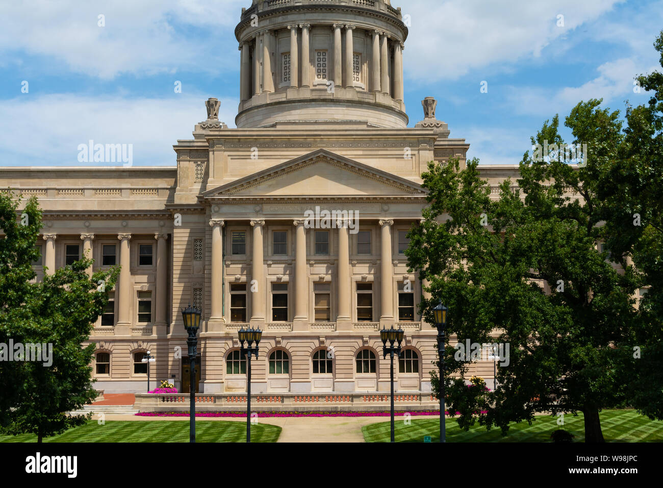 Exterior of Kentucky State Capitol Building on a Summer afternoon ...