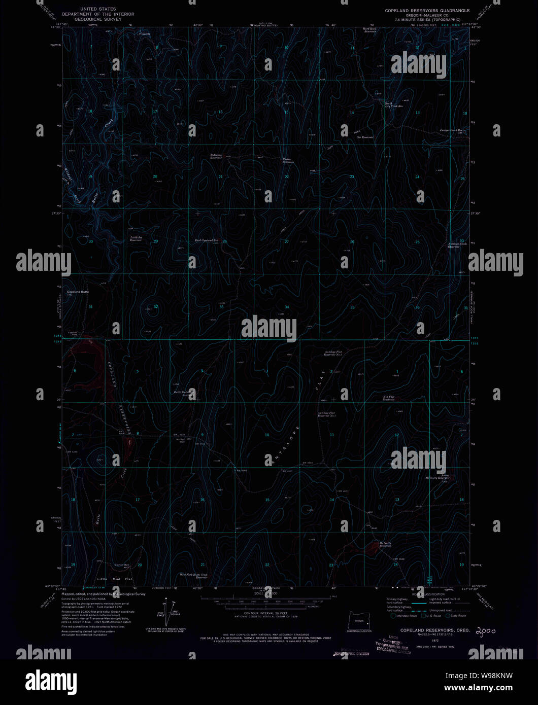 Copeland map hi-res stock photography and images - Alamy