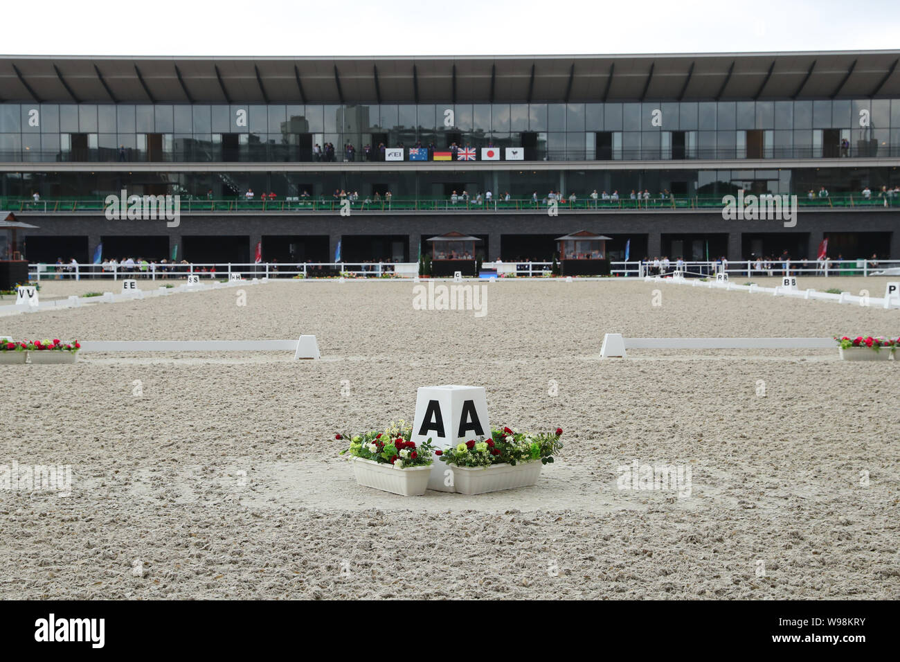 Tokyo, Japan. 12th Aug, 2019. General view Equestrian : READY STEADY ...