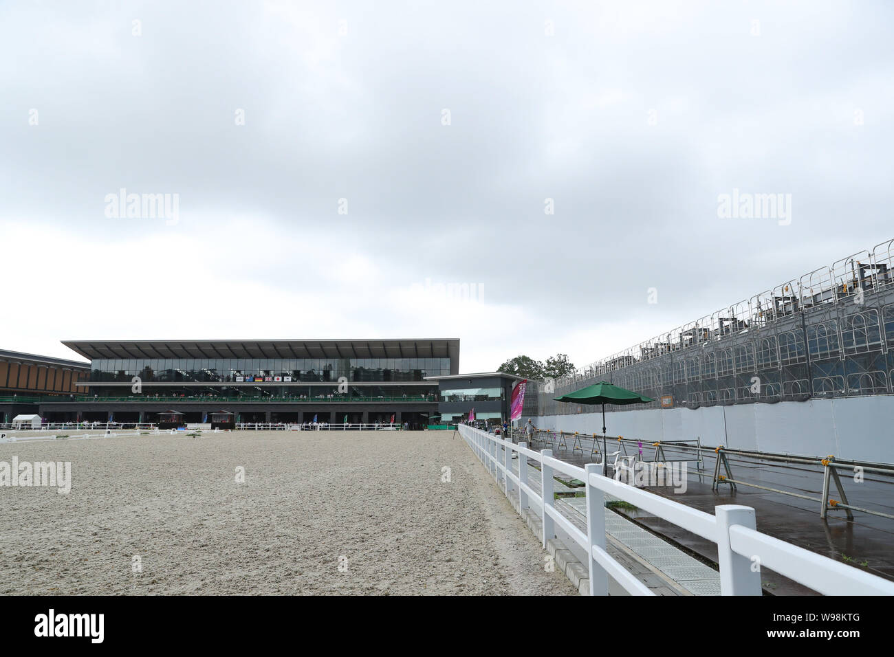 Tokyo, Japan. 12th Aug, 2019. General view Equestrian : READY STEADY ...