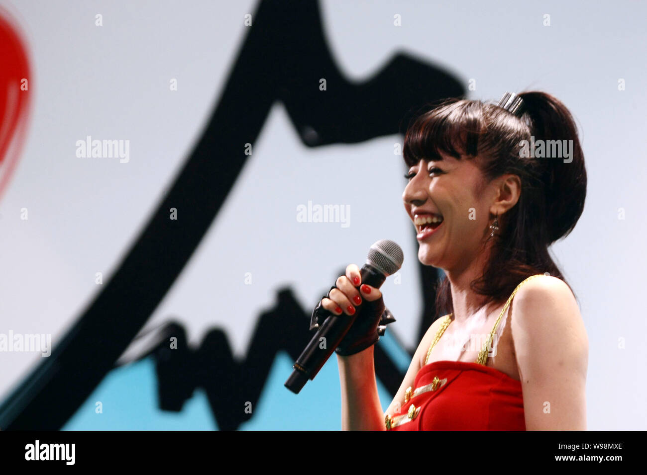 Japanese singer Tamaki Nami of J-POP performs at her concert during the ...