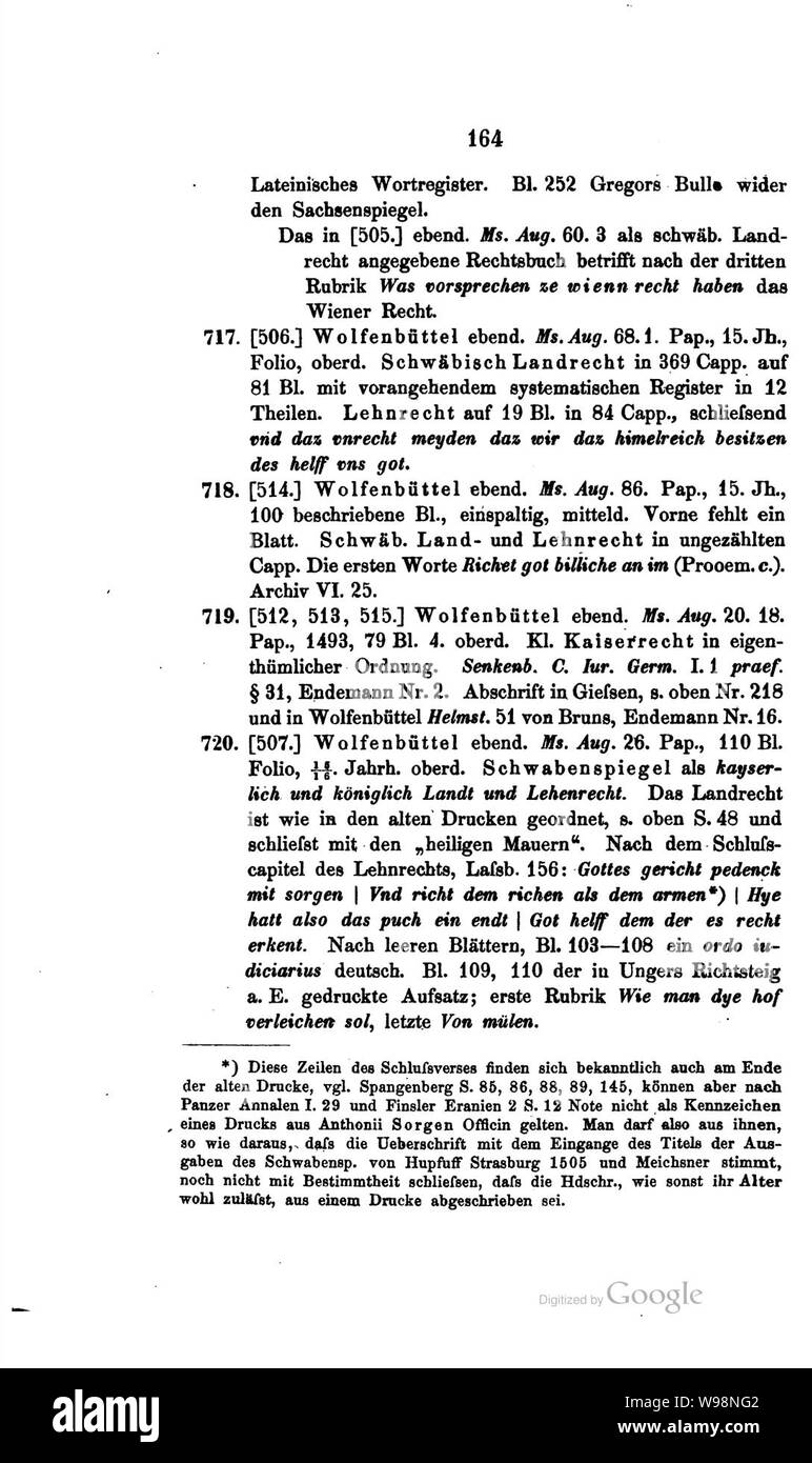 Deutsche Rechtsbücher des Mittelalters 172 Stock Photo - Alamy