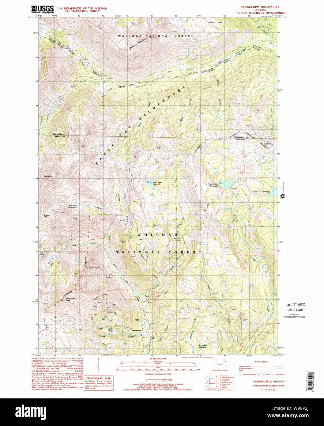 Map of cornucopia hi-res stock photography and images - Alamy
