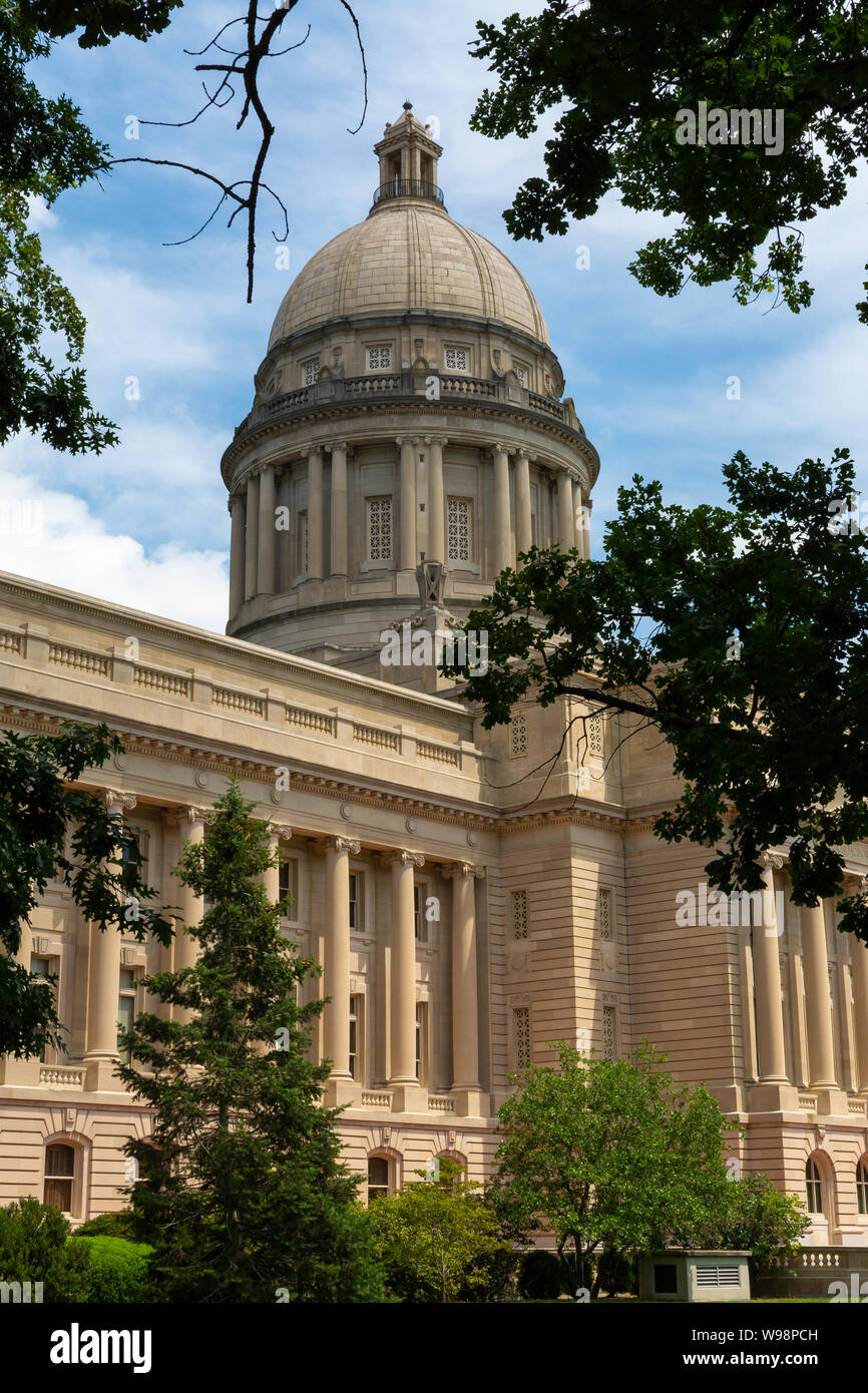 Exterior of Kentucky State Capitol Building on a Summer afternoon ...