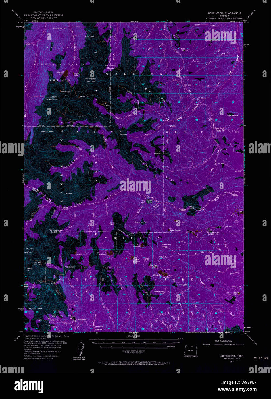Map of cornucopia hi-res stock photography and images - Alamy