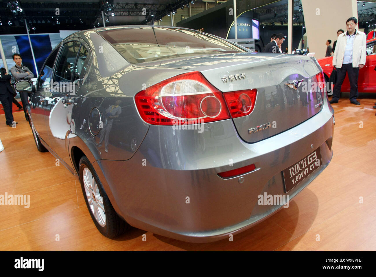 The Chery Riich G3 is seen on display at the 14th Shanghai ...