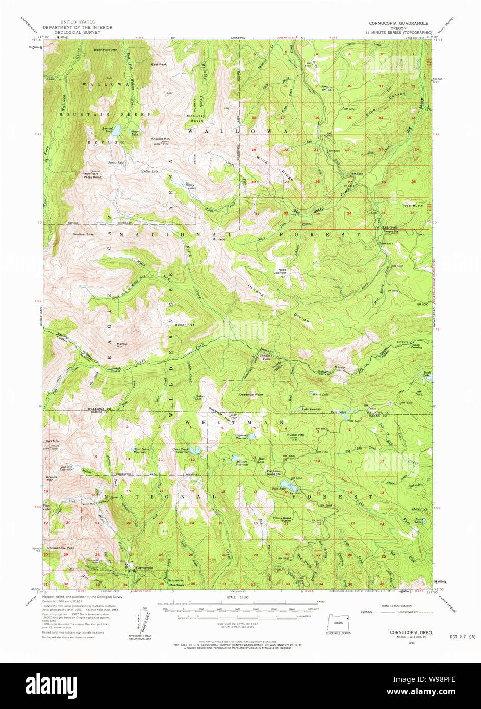 Map of cornucopia hi-res stock photography and images - Alamy