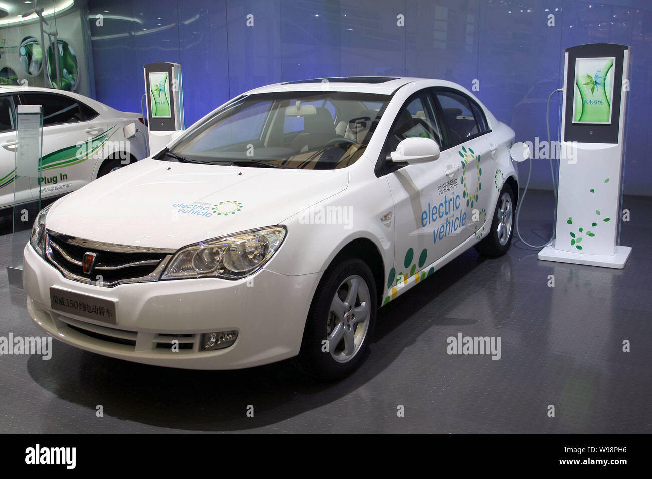 The SAIC Roewe 350 is seen on display at the 14th Shanghai ...