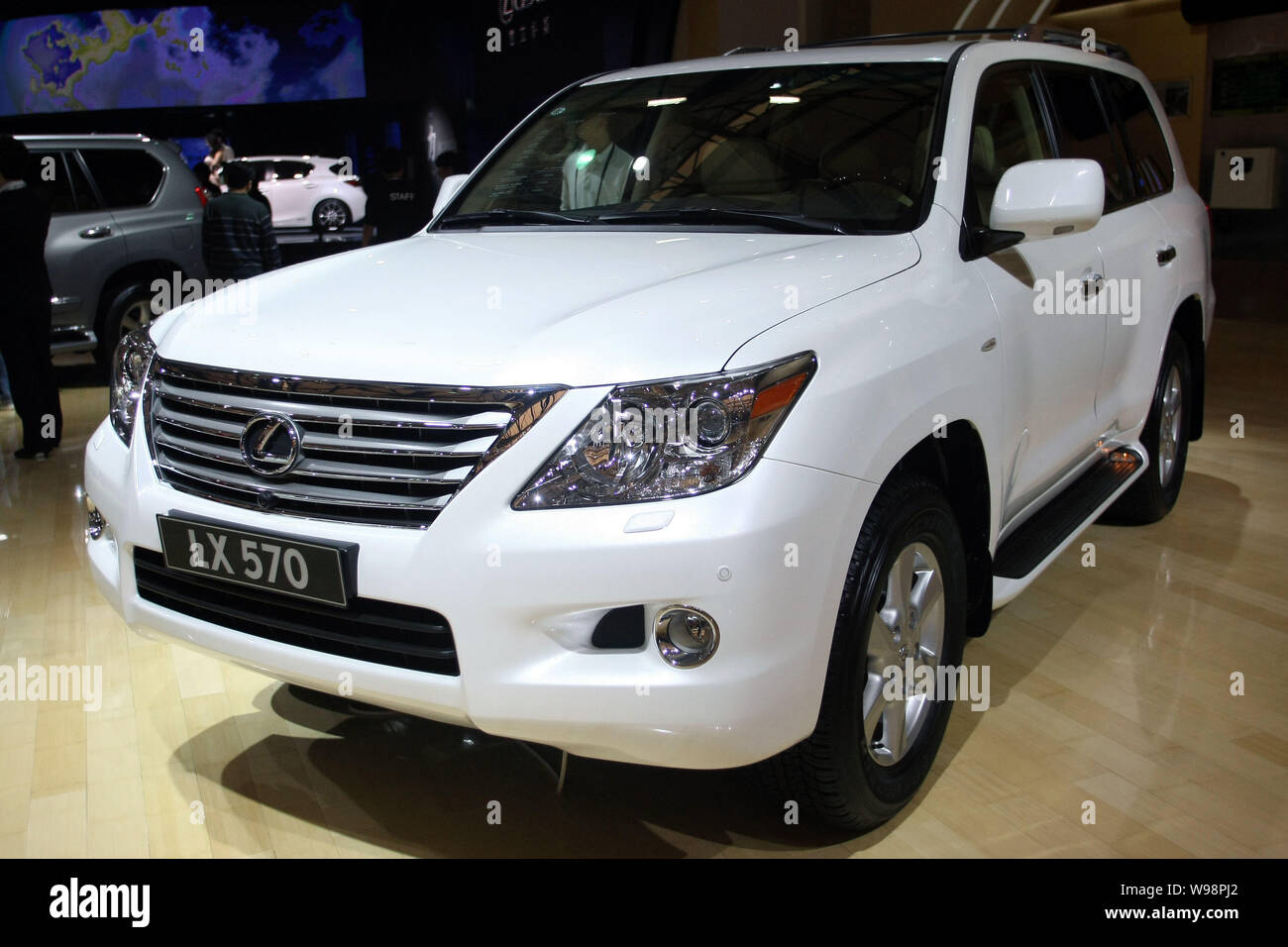 The Lexus LX570 is seen on display at the 14th Shanghai International ...