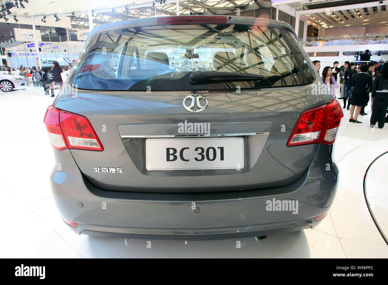 The BAIC BC301 is seen on display at the 14th Shanghai International Automobile Industry ...