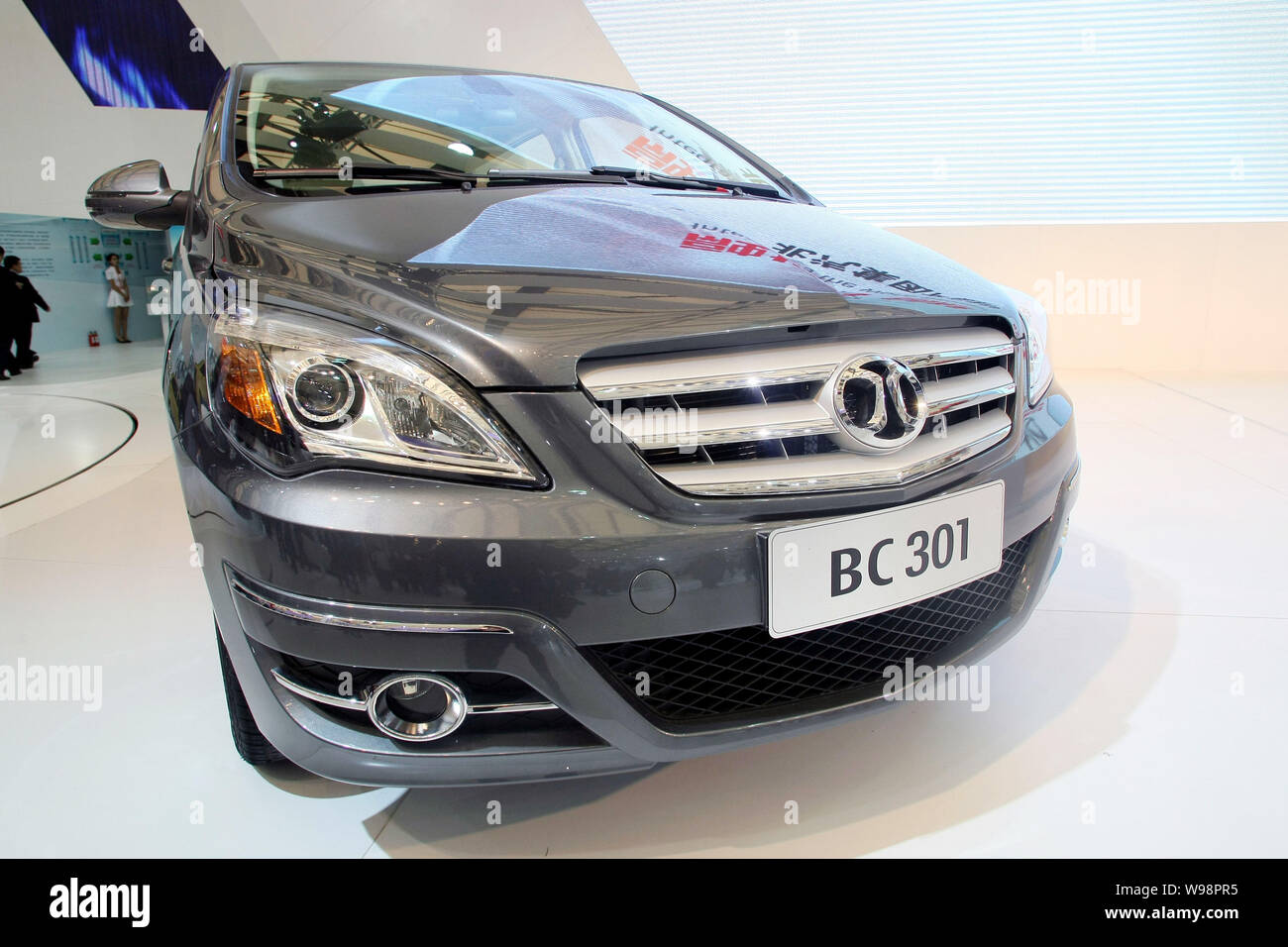 The BAIC BC301 is seen on display at the 14th Shanghai International ...