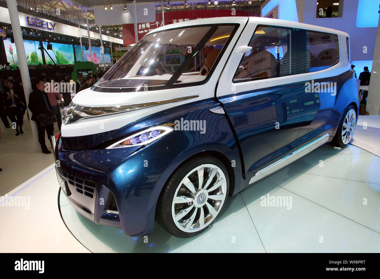 The ChangAn VOSS MPV concept is seen on display at the 14th Shanghai International Automobile ...