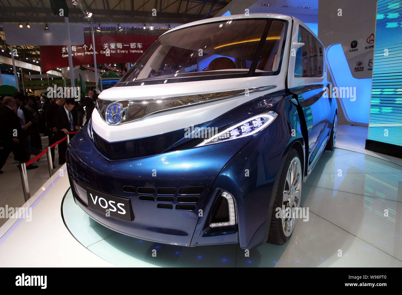 The ChangAn VOSS MPV concept is seen on display at the 14th Shanghai ...