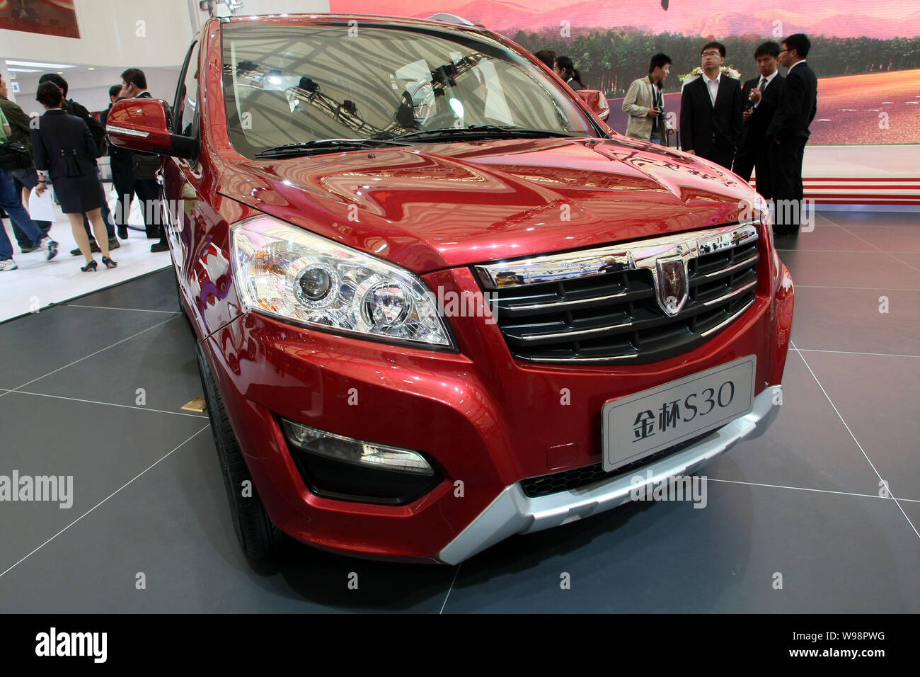 The Brilliance Jinbei S30 is seen on display at the 14th Shanghai ...