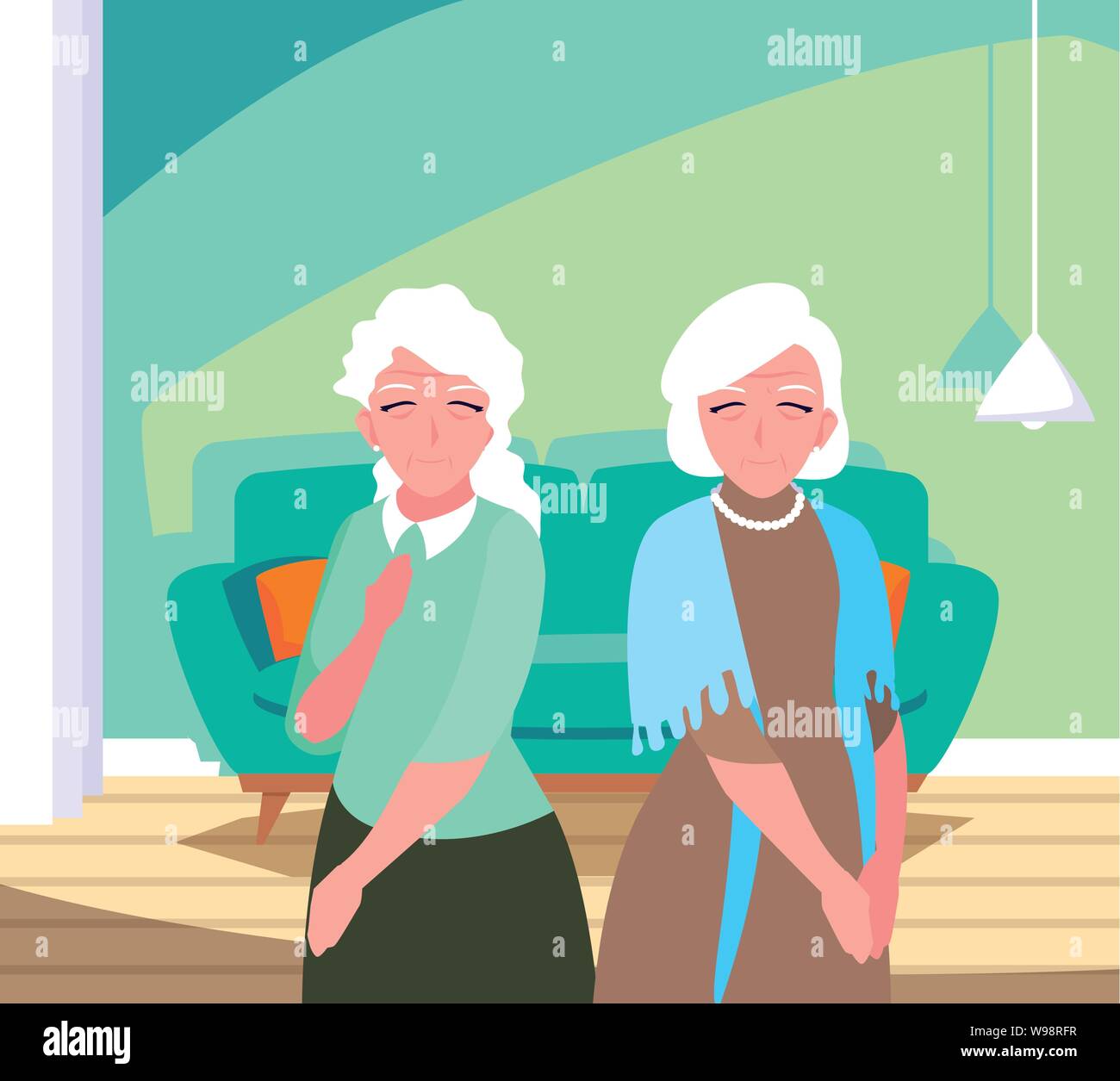 Two cushions Stock Vector Images - Alamy