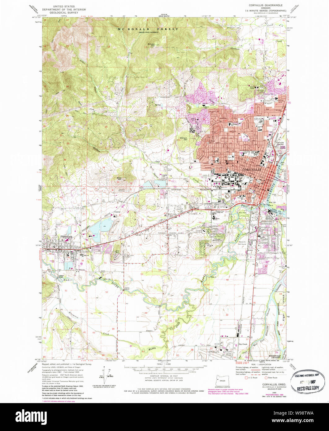 Corvallis, oregon Cut Out Stock Images & Pictures - Alamy