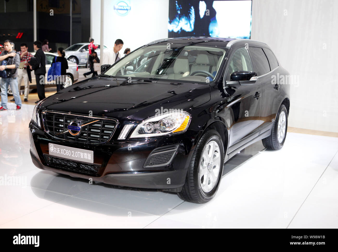 --FILE--The Volvo XC60 is seen on display during the 8th China ...