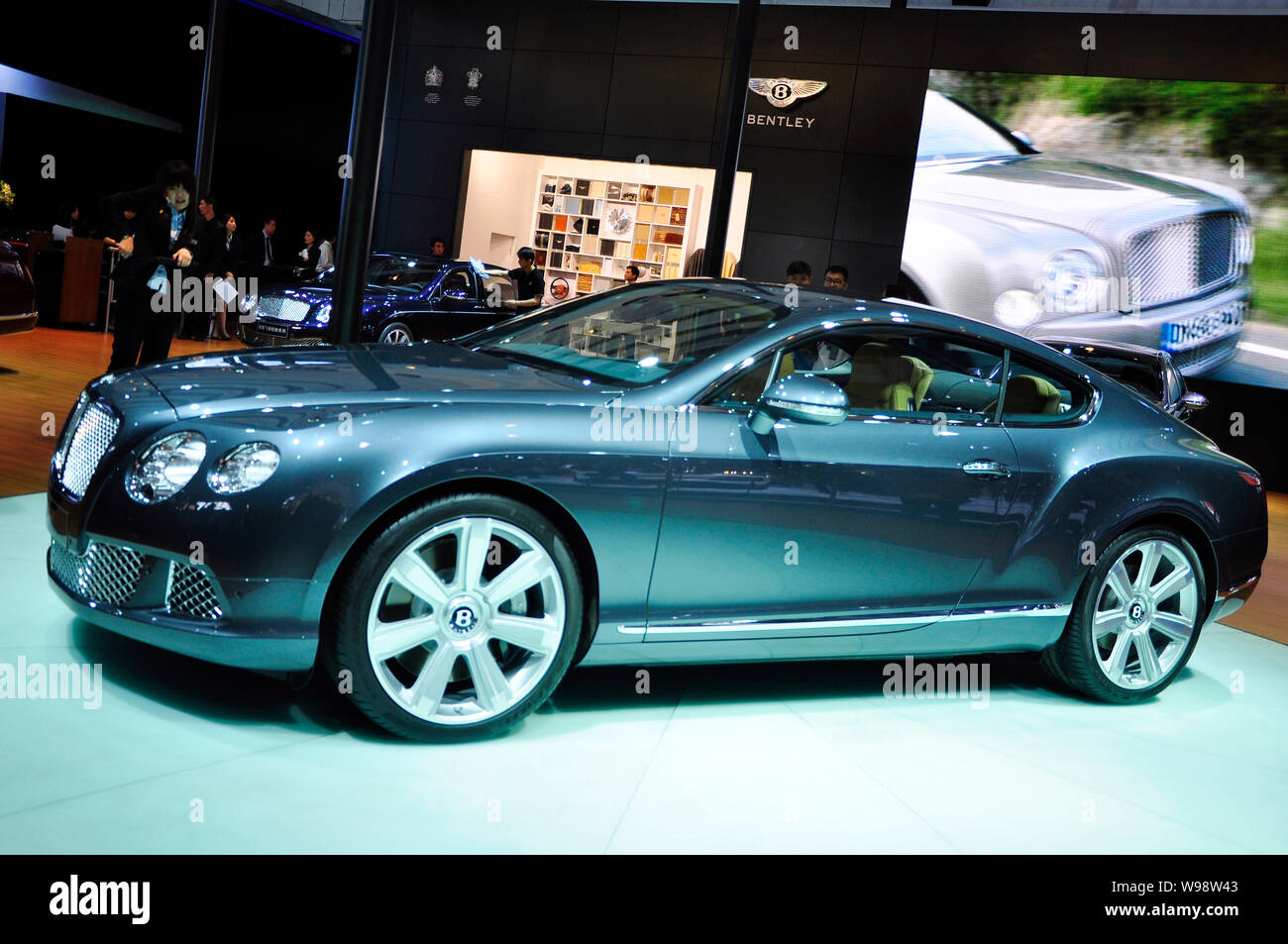 --FILE--The Bentley Continental GT is displayed at the 14th Shanghai ...