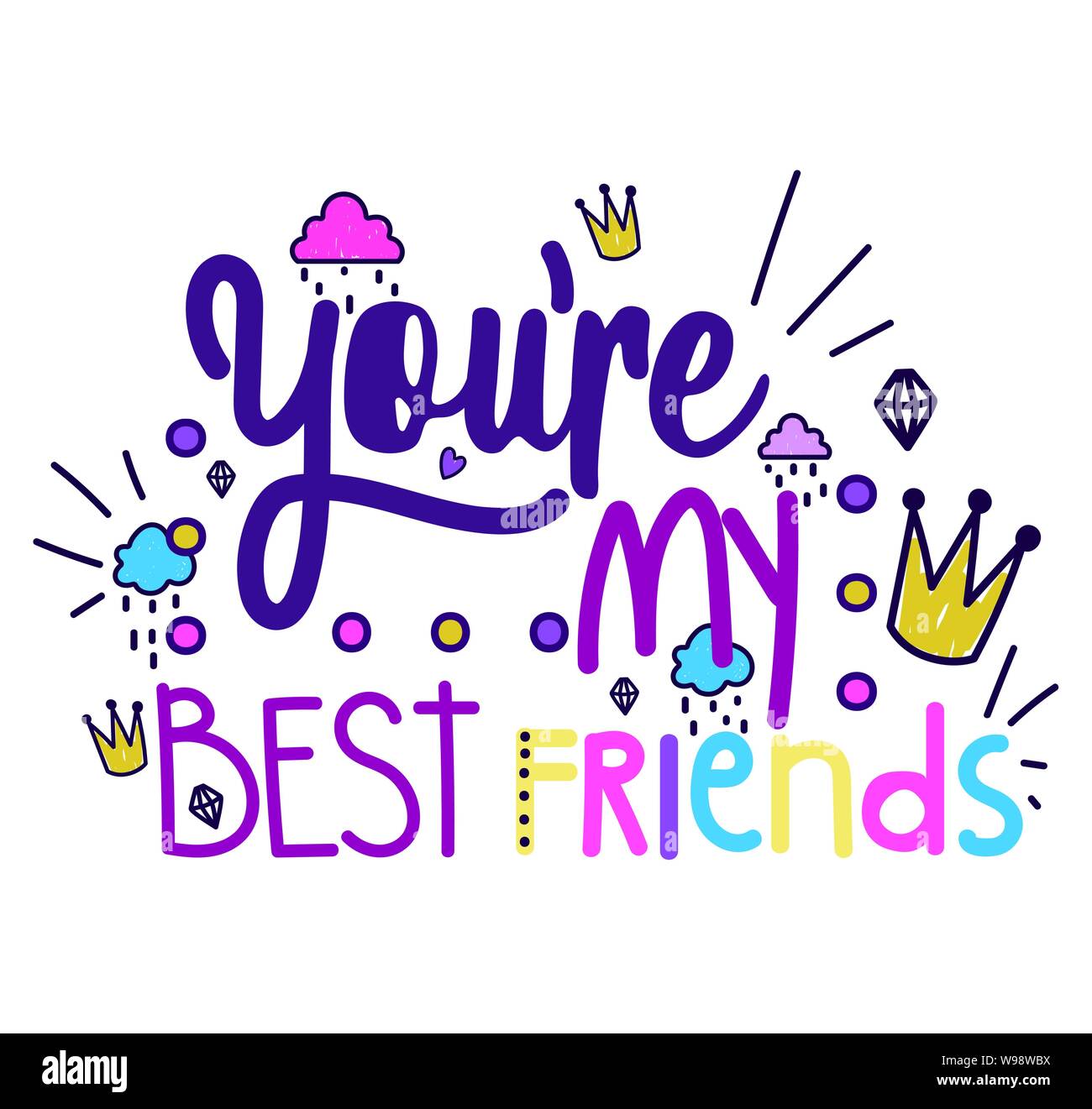 handwritten messages white background font style vector illustration ...