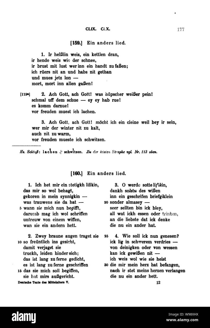 Deutsche texte hi-res stock photography and images - Alamy